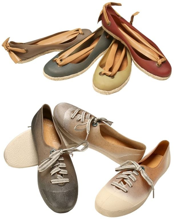 Serpentine: flats de plásticos com estilo!