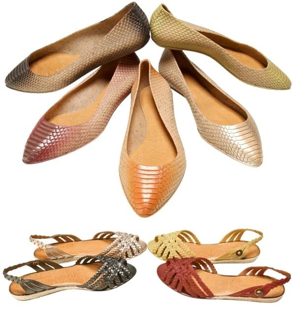 Serpentine: flats de plásticos com estilo!