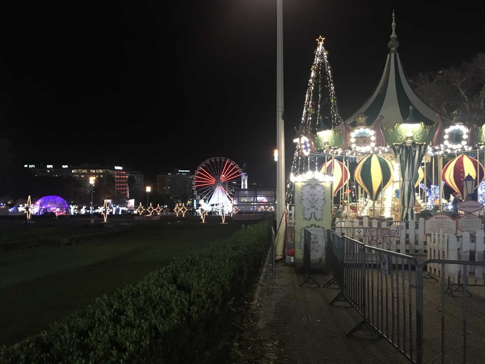 Luzes de Natal em Lisboa e o mercado de natal Wonderland Lisboa!