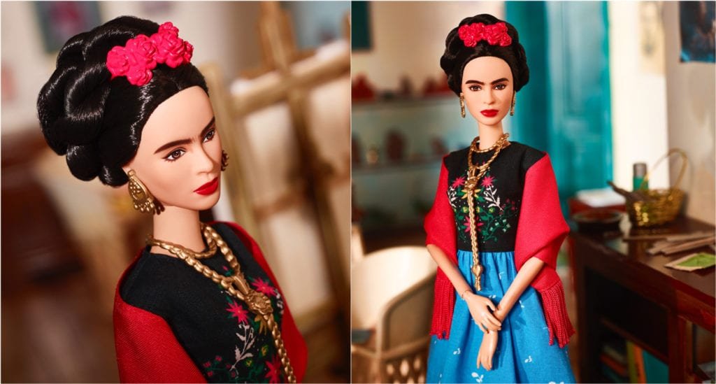 Barbie Frida Kahlo ???? coleção "Mulheres Inspiradoras"