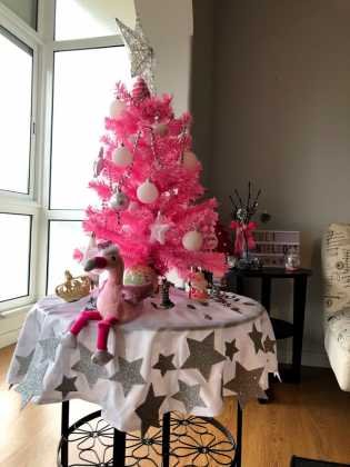 Decoração de Natal Rosa Pink, de viajante e DIY!