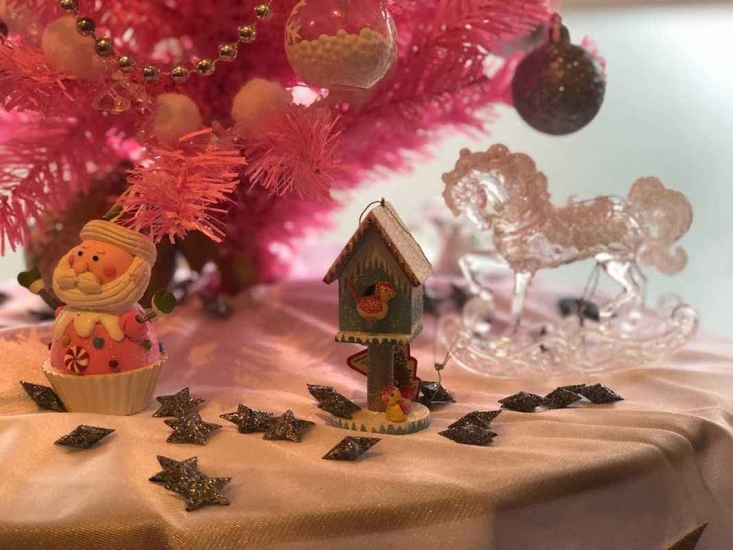 Decoração de Natal Rosa Pink, de viajante e DIY!