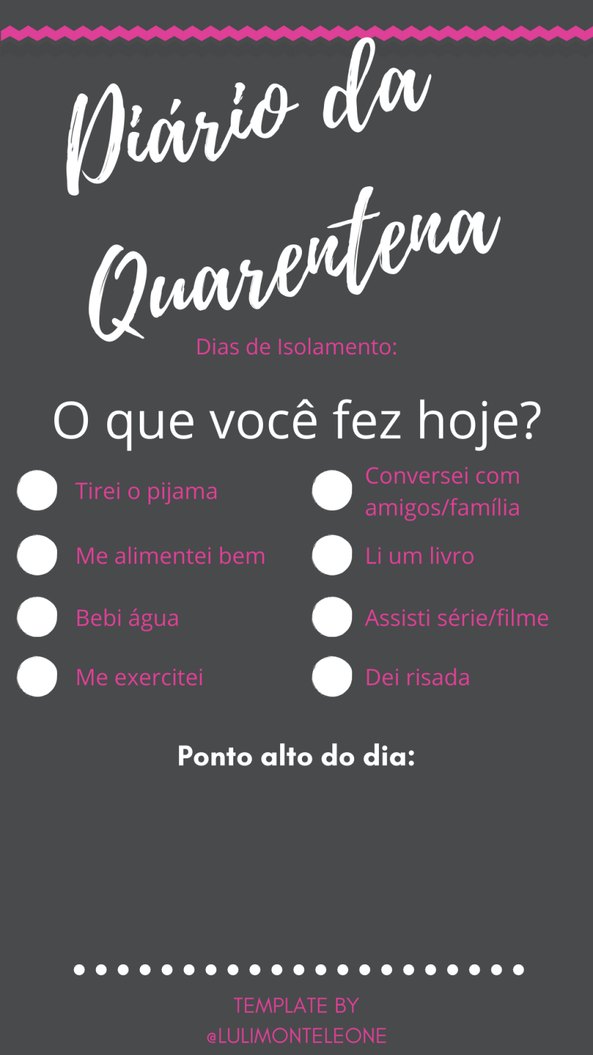 Isolamento social: diário da segunda semana de quarentena!